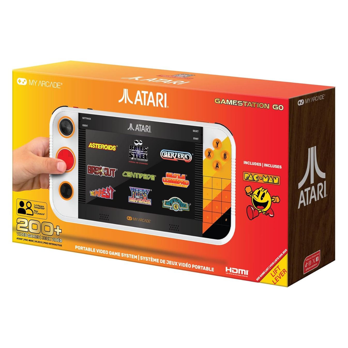 MY ARCADE - Atari Gamestation Go Portable Video Game System *Open Box ...