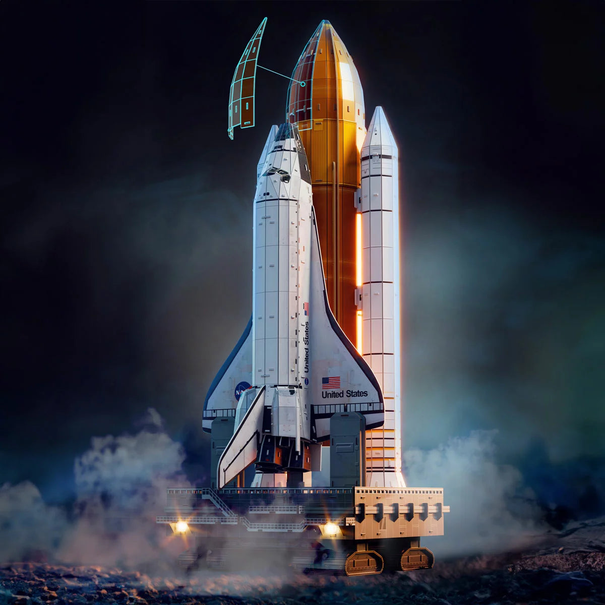 4D BUILD - Space Shuttle 3D Puzzle Model Kit – Liquidation125Plus