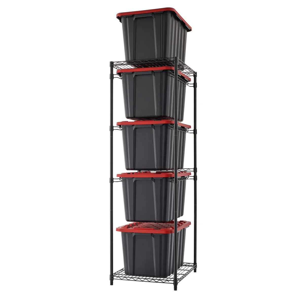 TRINITY - 5-Tier Storage Bin Rack – Liquidation125Plus