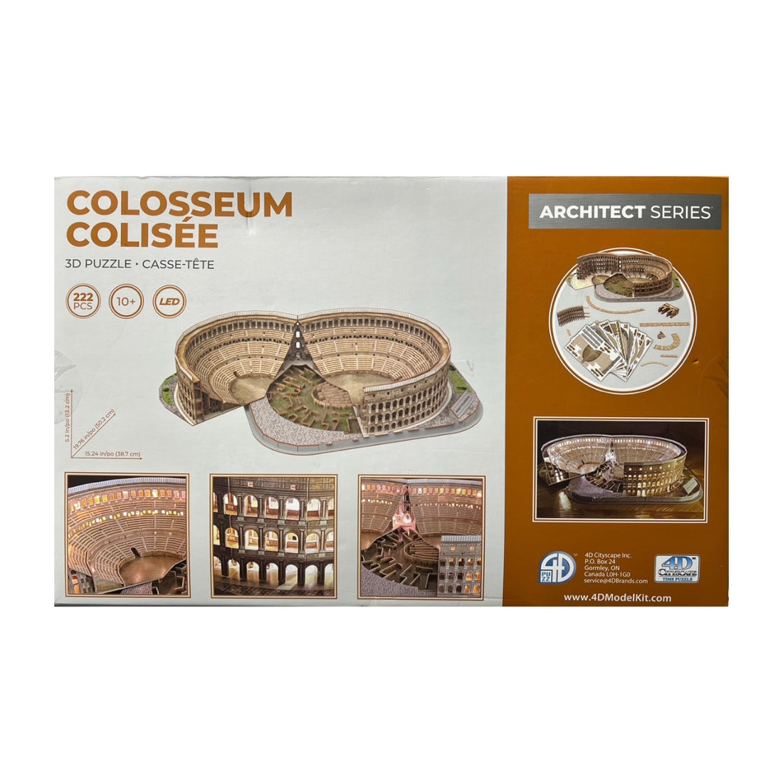 4D PUZZ - Architect Series Colosseum 3D Puzzle – Liquidation125Plus